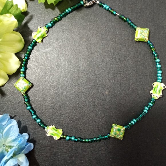 London | Jewelry | Custom The Frogs Have Come Home Choker Necklace Made ...